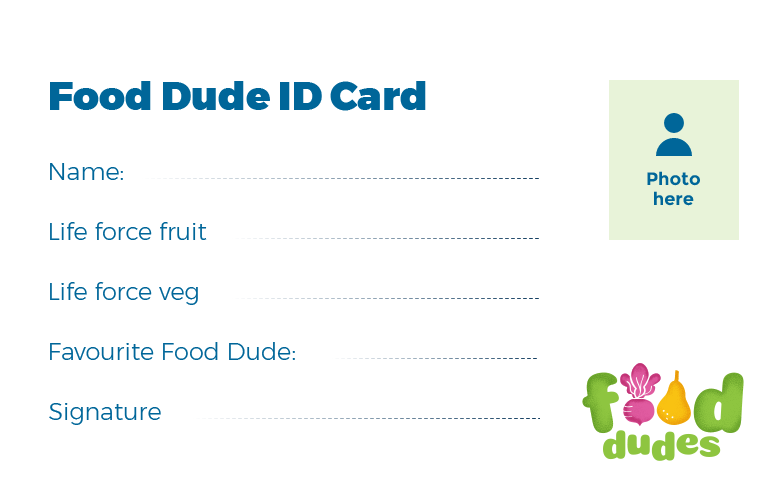 food dudes ID card